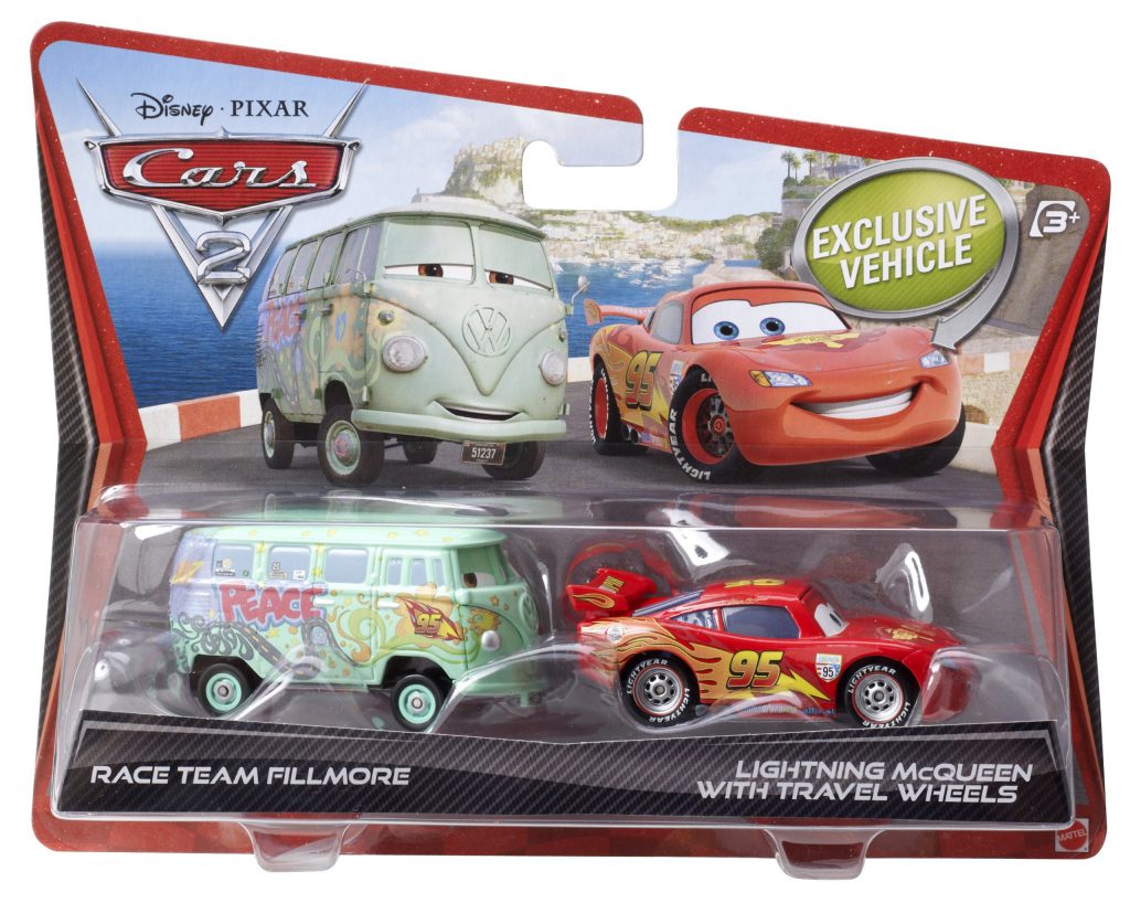 Disney/Pixar Cars 2 Die-Cast Race Team Fillmore and Lightning McQueen ...