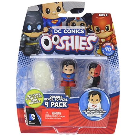 Ooshies Set 1 "DC Comics Series 1" Action Figure 4 Pack - ToysPlus