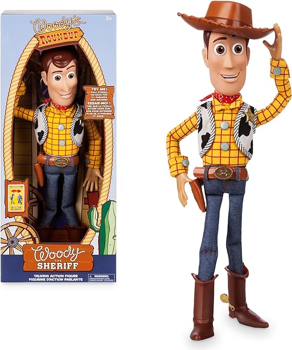 Disney Store Official Woody Interactive Talking Action Figure - Toy ...