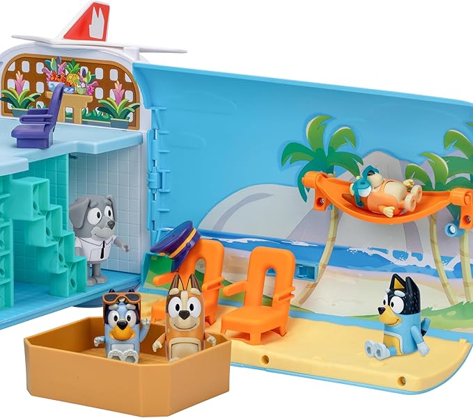 Bluey 3-in-1 Transforming Plane Playset with The Heelers - ToysPlus