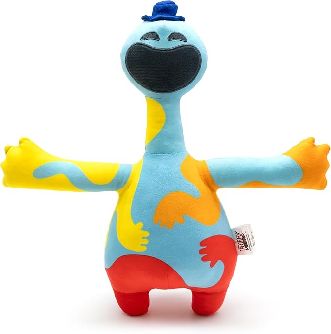 Doey Dough Plush Character, 14 Inch Tall, Posable Arms, Blue and Yellow ...