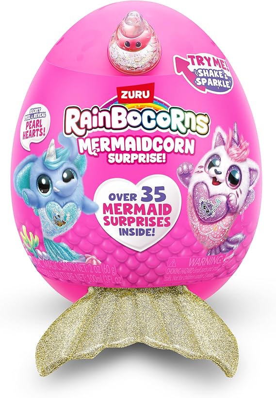 Rainbocorns Mermaidcorn (Cow) by ZURU, Collectible Plush, Mermaid ...