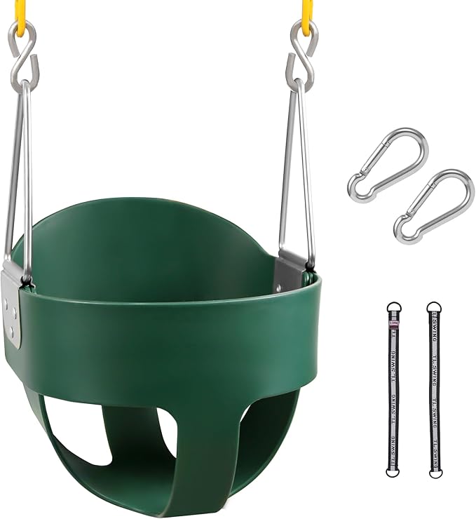 RedSwing High Back Toddler Bucket Swing Seat with Coated Chains, Heavy ...