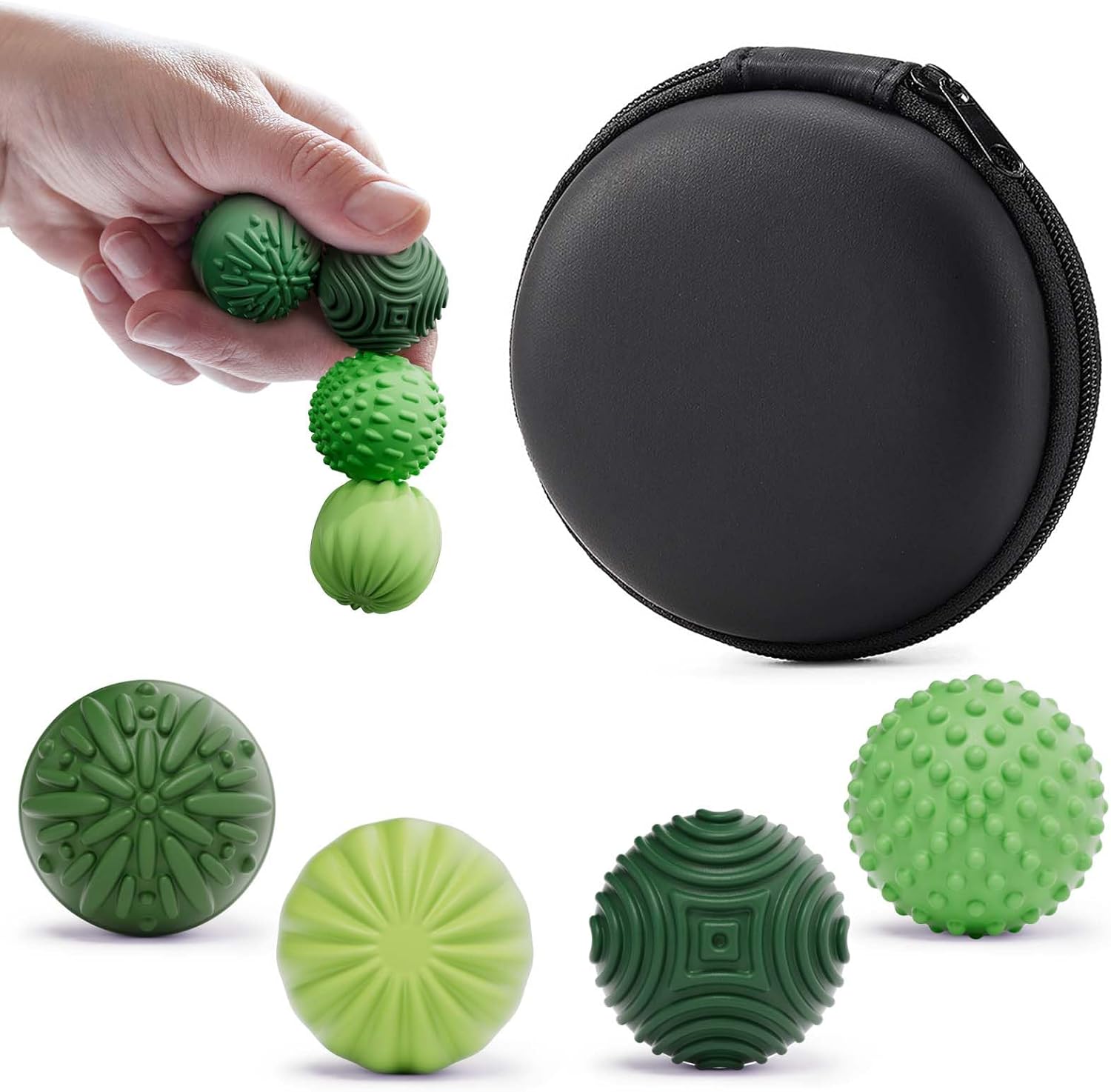 Silicone Magnetic Balls Fidget Toys for Adults & Teens,4PCS Stress ...