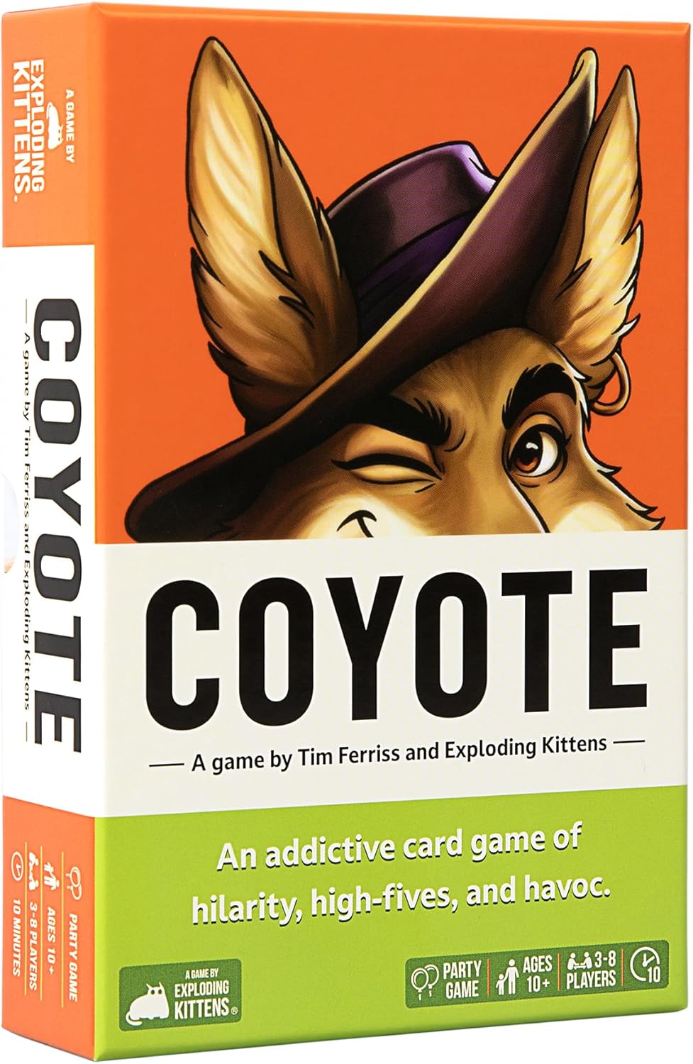 Exploding Kittens Coyote Created by Tim Ferriss, Special Edition Large ...