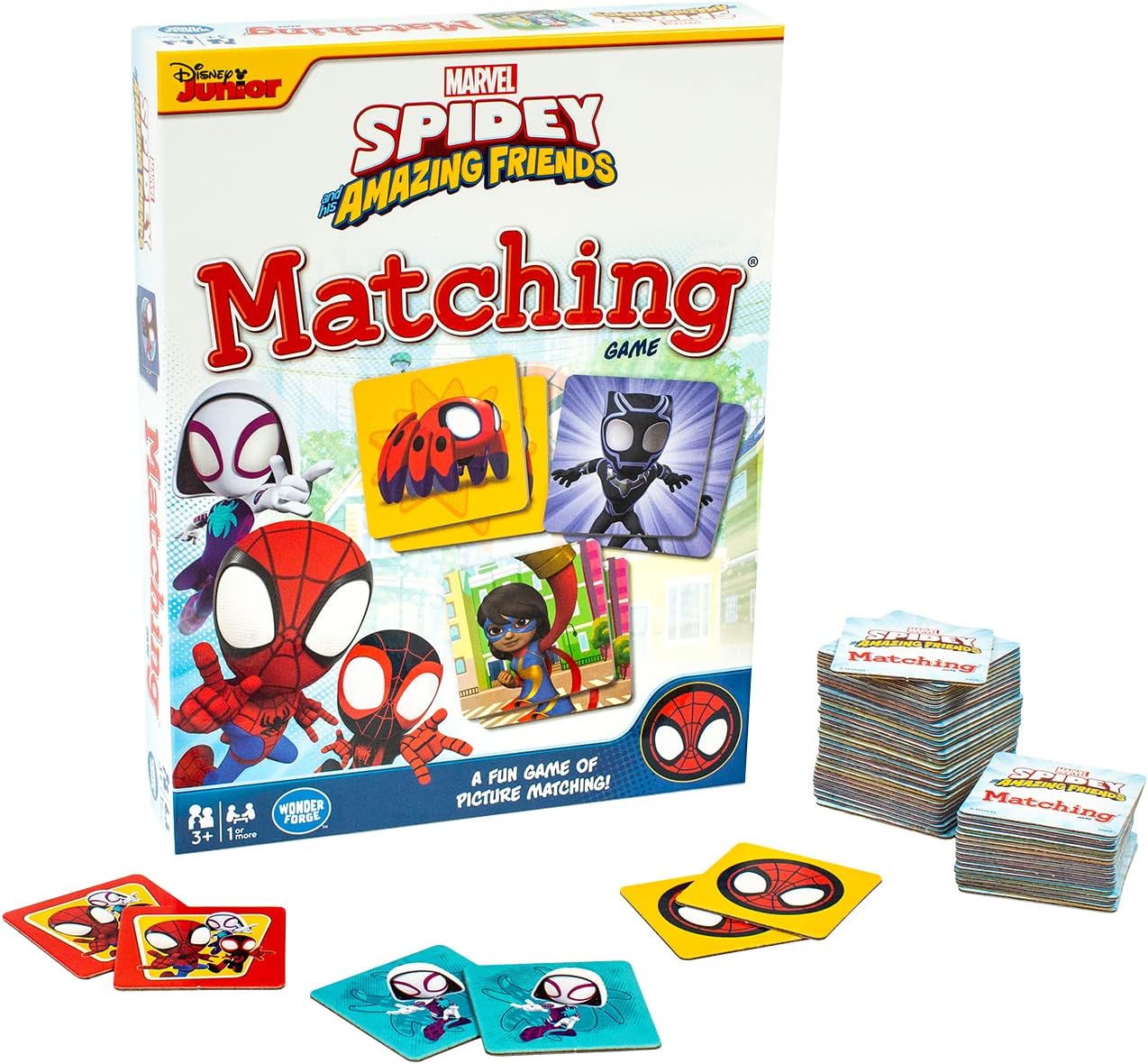 Wonder Forge Marvel Spidey and His Amazing Friends Matching Game ...