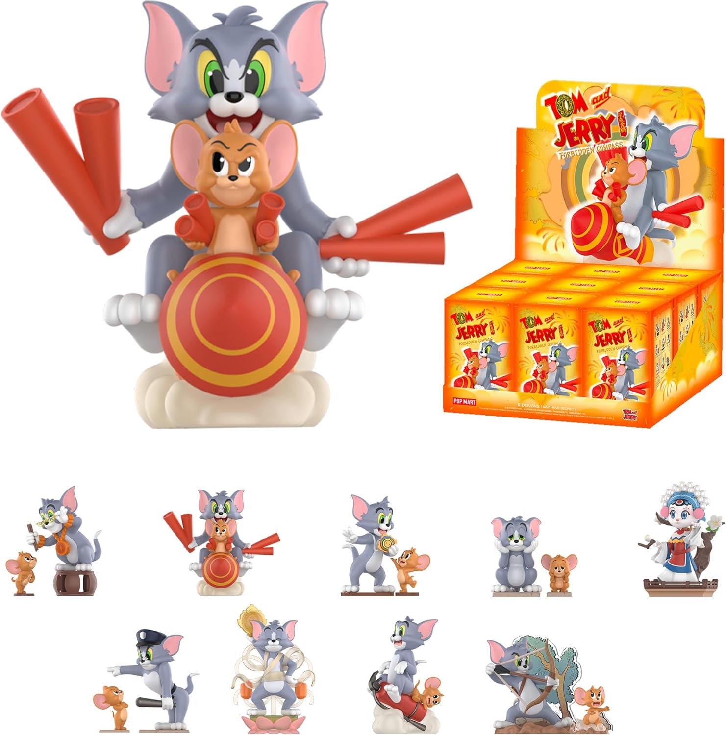 POP MART Tom & Jerry: Forbidden Compass Series Blind Box Figures ...