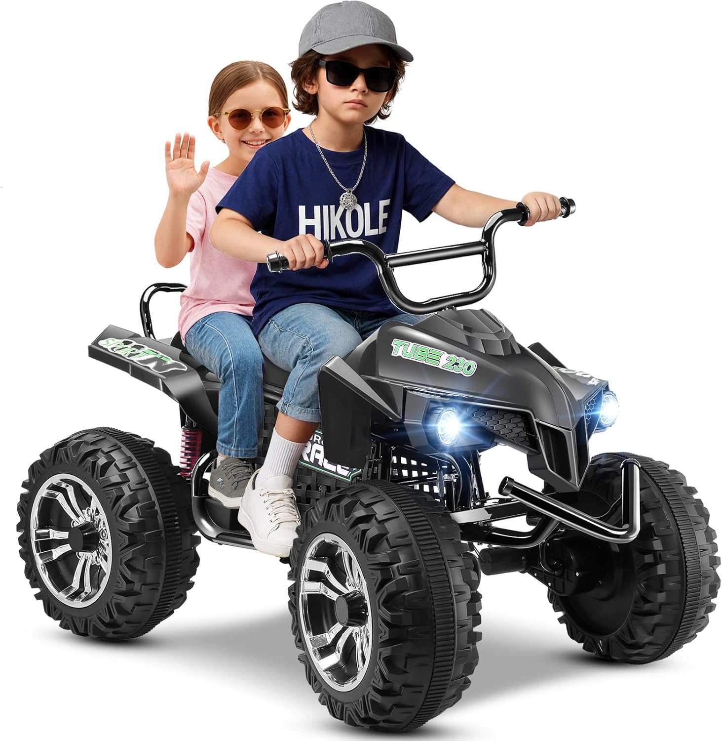 Hikole Four Wheelers for Kids 6-8-12-14 Years Old, 24V 2 Seater XXL ...