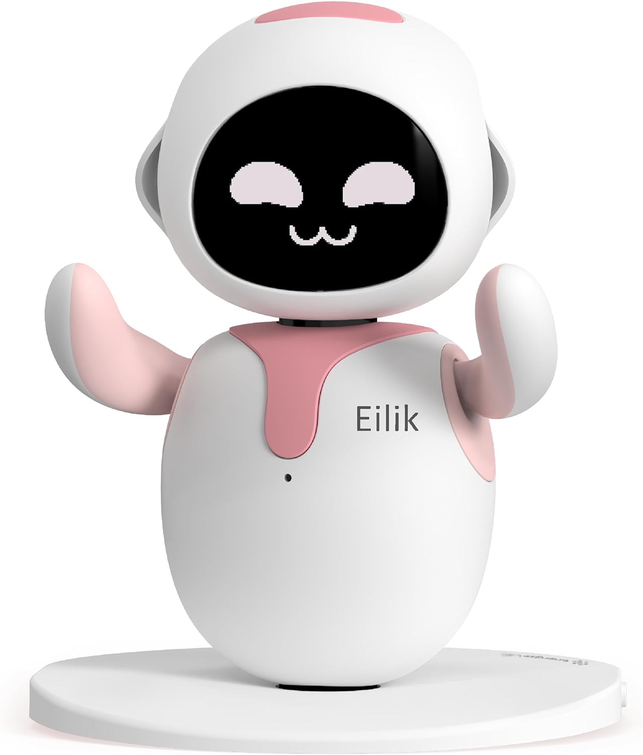 ENERGIZE LAB Eilik Pink - Touch Interactive Toys, Cute Robot Pets with ...