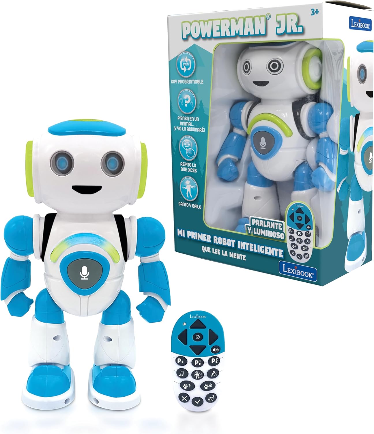 LEXIBOOK Smart Robot Powerman Junior Educational and Interactive Read ...